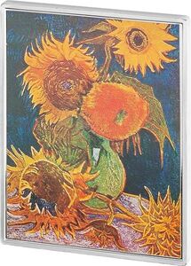 Moneda: Half Dollar (Five Sunflowers - Vincent van Gogh) (Islas Salomón ...