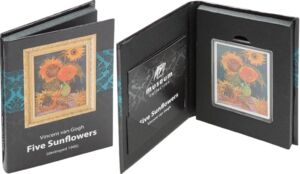 Moneda: Half Dollar (Five Sunflowers - Vincent van Gogh) (Islas Salomón ...