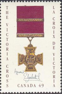 Stamp: The Canadian Victoria Cross (Canada(150th Anniv. of First ...