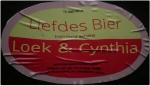 Drink Label: Liefdes Bier (Stadsbrouwerij De Goudsche Leeuw, NetherlandsCol:NL-BEER-020312