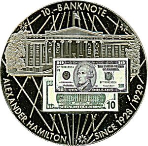 Token: $10 Banknote Alexander Hamilton (United States of America ...