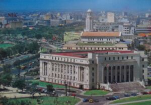 Postcard: Aerial View of Manila (Philippines(Manila) Col:PH-000474,Off:1399