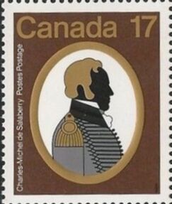 Stamp: Colonel C. M. de Salaberry (military hero) (Canada(Famous ...