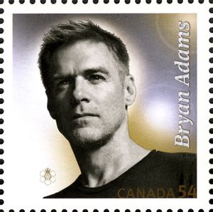 Stamp: Bryan Adams (Canada(Canadian Recording Artists (2009)) Mi:CA ...