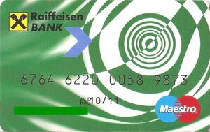 Bank Card: Raiffeisen Bank (Raiffeisen Bank, RomaniaCol:RO-MS-0007.03