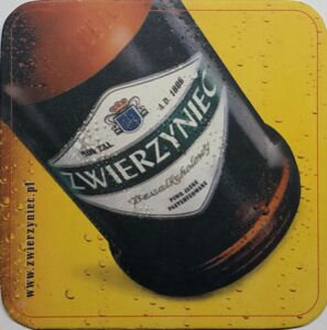 Beer Coaster: Zwierzyniec (Browar Zwierzyniec, Poland) Col:PL-000333