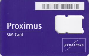 Phonecard: Proximus SIM Card (Proximus (Belgacom Mobile), Belgium ...