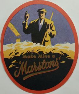 Beer Coaster: Marstons (Marston's (Carlsberg Marston's Brewing Co ...