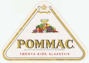 Drink Label: Pommac (Föroya Bjór, Faroe IslandsCol:FO-SODA-000010