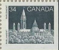 Stamp: Parliament (Canada(Definitives 1985-2000) Mi:CA 952,Sn:CA 947,Yt ...