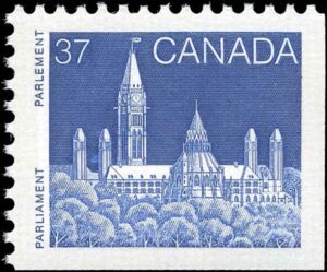 Stamp: Parliament (Canada(Definitives 1985-2000) Mi:CA 1074E,Sn:CA 1187 ...