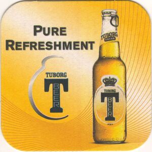 Bierdeckel: Tuborg (Carlsberg Breweries AS, Dänemark(Tuborg - Türkiye ...