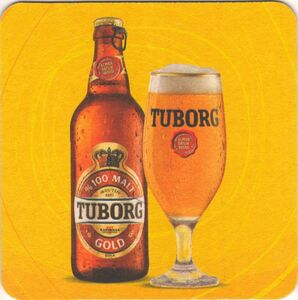 Beer Coaster: Tuborg (Carlsberg Breweries AS, Denmark(Tuborg - Türkiye ...