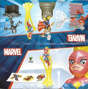 Meal Toy: Captain Marvel (Kinder Surprise, Europe(Maxi - Marvel Heroes ...
