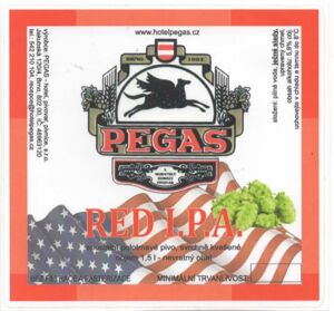 Drink Label: Red IPA (Minipivovar Pegas Brno, Czech RepublicCol:CZ-BEER ...