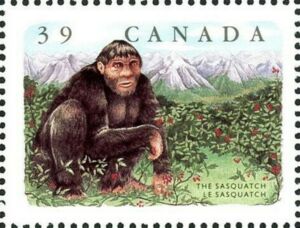 Stamp: The Sasquatch (Canada(Canadian Folklore (1st series), Legendary ...