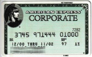 Bank Card: American Express Corporate (American Express, United Kingdom ...