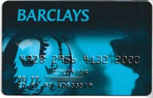 Bank Card: Barclays Cash Card (Barclays Bank, United Kingdom of Great ...