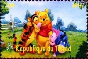 Stamp: Winnie the Pooh (Chad: Illegal Stamps) (Chad) Col:TD 2016-07/2