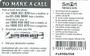 Phonecard: Pre-paid Call Card PLANET (Remote Memory Ireland, Ireland ...