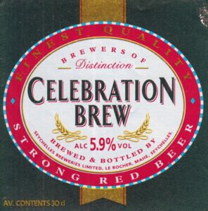 Drink Label: Celebration Brew (Seychelles Breweries Ltd., SeychellesCol ...