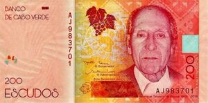 钞票: 200 Escudos (佛得角(2019 "200 Escudos - Paper" Issue) Wor:P-76a 💴