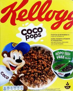 Food Label: Kellogg's Coco Pops (Kellogg's, United Kingdom of Great ...