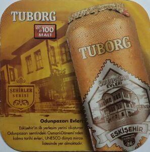 Beer Coaster: Tuborg (Carlsberg Breweries AS, Denmark(Tuborg - Türkiye ...