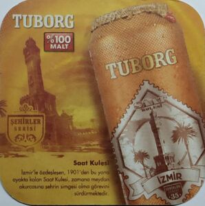 Beer Coaster: Tuborg (Carlsberg Breweries AS, Denmark(Tuborg - Türkiye ...