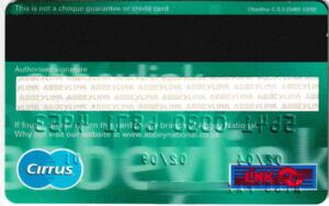 Bank Card: Abbey National Abbeylink (Abbey National, United Kingdom of ...