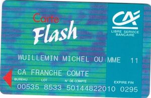 Bank Card: Carte Flash (Credit Agricole, FranceCol:FR-GM-0085