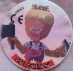 Meal Toy: #90 Dark Magician Girl vs Doll of Demise (Flippo's/Pogs/Tazos ...