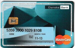 Bank Card: Danske Bank MasterCard Direct (Danske Bank, DenmarkCol:DK-MC-0013
