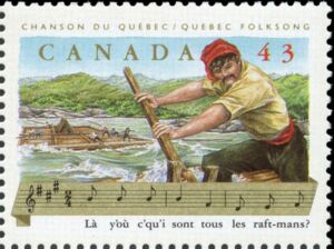 Stamp: Quebec Folksong (Canada(Canadian Folklore (4th series), Folk ...