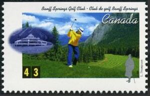 Stamp: Banff Springs Golf Club, Stanley Thompson (Canada(Centenaries of ...