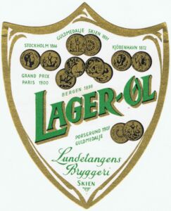 Drink Label: Lager-øl (Lundetangens Bryggeri, NorwayCol:NO-BEER-000503