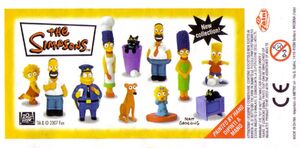 Meal Toy: Maggie (Kinder Surprise, Europe(The Simpsons 2) Col:ZAI-2008-0034