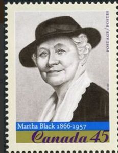 Stamp: Martha Black, 1866-1957 (Canada(Federal Politicians) Mi:CA 1639 ...