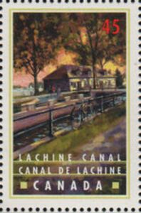 Stamp: Lachine Canal, Quebec (Canada(Canals) Mi:CA 1685,Sn:CA 1731,Yt ...
