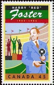 Stamp: Harry "Red" Foster (1905-1985) (Canada(Legendary Canadians) Mi ...