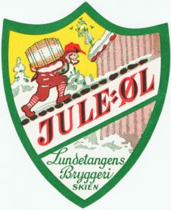Drink Label: Jule=øl (Lundetangens Bryggeri, NorwayCol:NO-BEER-000509