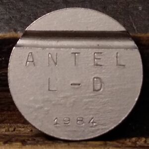 Ficha: Antel L - D (Uruguay(Teléfonos) Col:UY-000038
