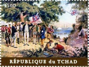 Stamp: Captain James Cook (Chad: Illegal Stamps(James Cook (2018)) Col ...
