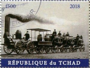 Stamp: Steam Locomotives (Chad: Illegal Stamps(Locomotives (2018)) Col ...
