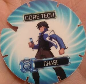 Meal Toy: #7 Core-Tech Chase (Flippo's/Pogs/Tazos, Greece(Monsuno Combat Chaos) Col:MCC-007