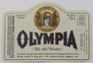 Drink Label: Olympia (Olympia Brewing Company, United States of ...