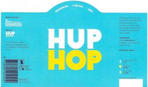 Drink Label: Hup Hop (Stadsbrouwerij Eindhoven, NetherlandsCol:NL-BEER ...