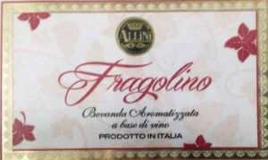 Drink Label: Fragolino Bevanda Aromatizzata (Donelli Vini SPA, ItalyCol ...