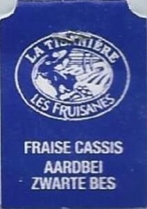 Tea Label: Fraise cassis aardbei zwarte bes (La Tisanière, FranceCol:TL ...
