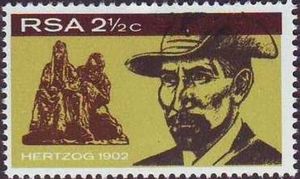 Stamp: James Barry Munnick Hertzog (1866-1942) in 1902 (South Africa ...